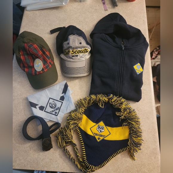 Scout | Shirts & Tops | Cub Scout Gear Bundle Hoddie Belt Kerchief Belt ...